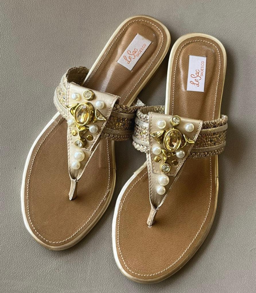 Pretty Gold – Lesac Shoes & Bags